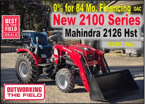 Best Deals on Jinma Tractors, Mahindra, and Branson